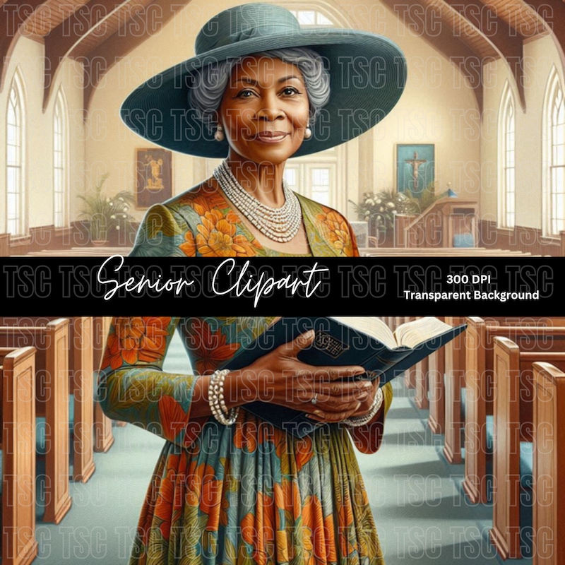 Church Lady Clipart - Etsy