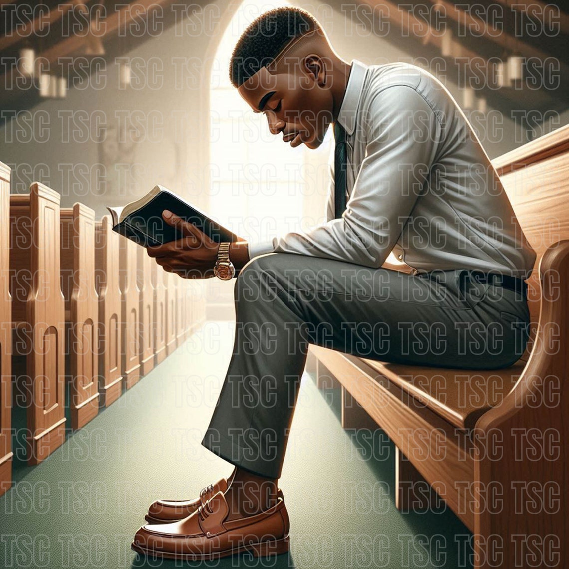 BUNDLE Black Men Praying. Black Men Clipart, Men Praying Clipart, Afro ...