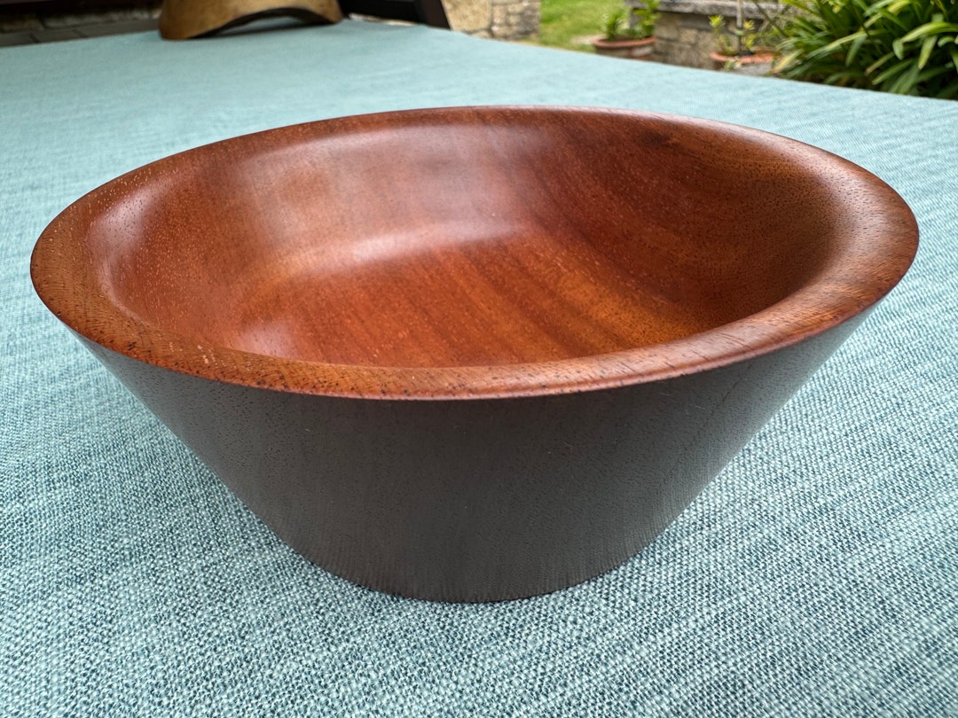 Exquisite Handcrafted Sapele Wood Bowl. Display, Daily Use or Gift Idea ...