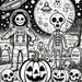 Halloween in Space Coloring Book for Children - Etsy