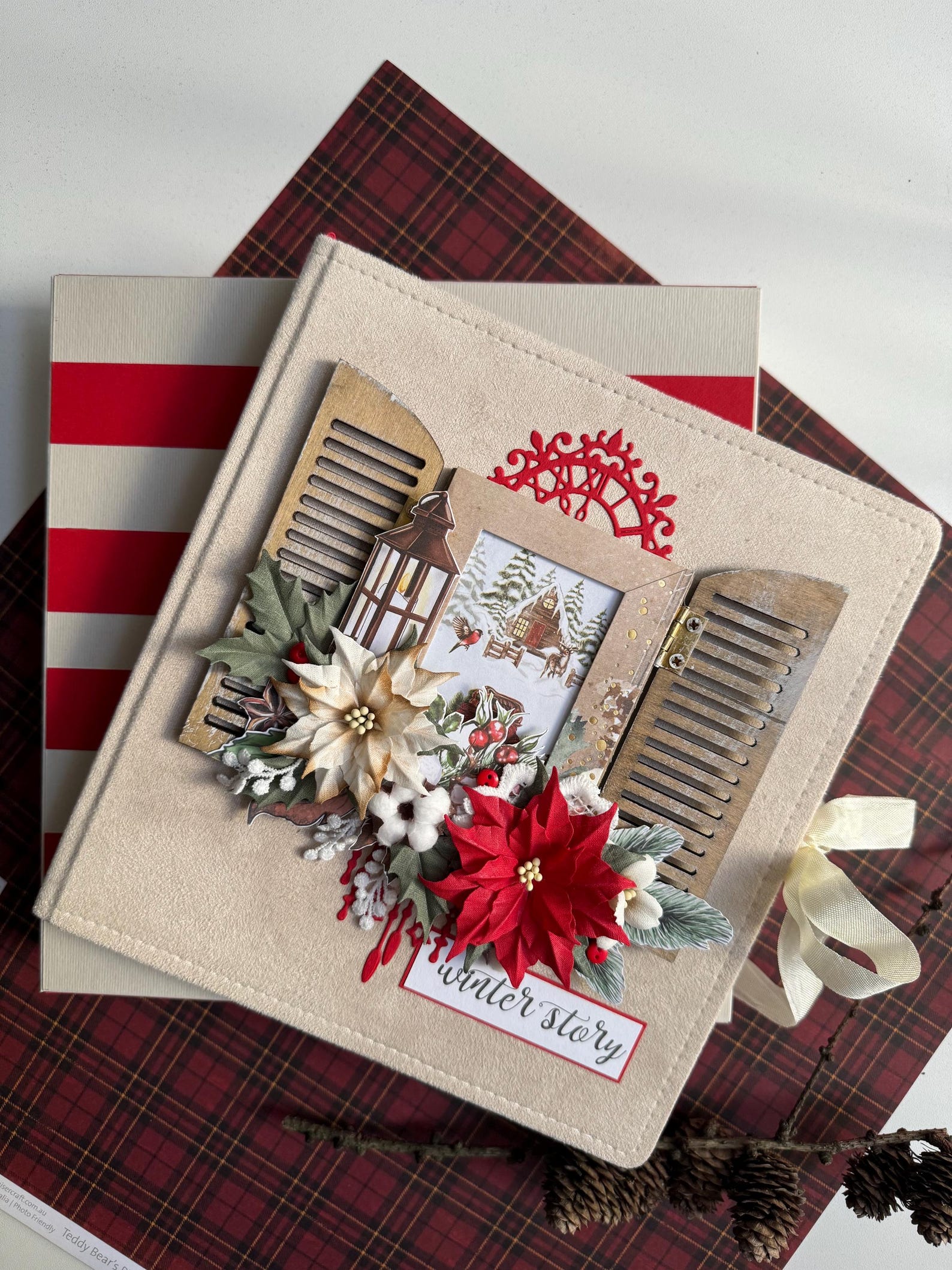 Album for Winter Photos. Winter Story Scrapbook Album. - Etsy