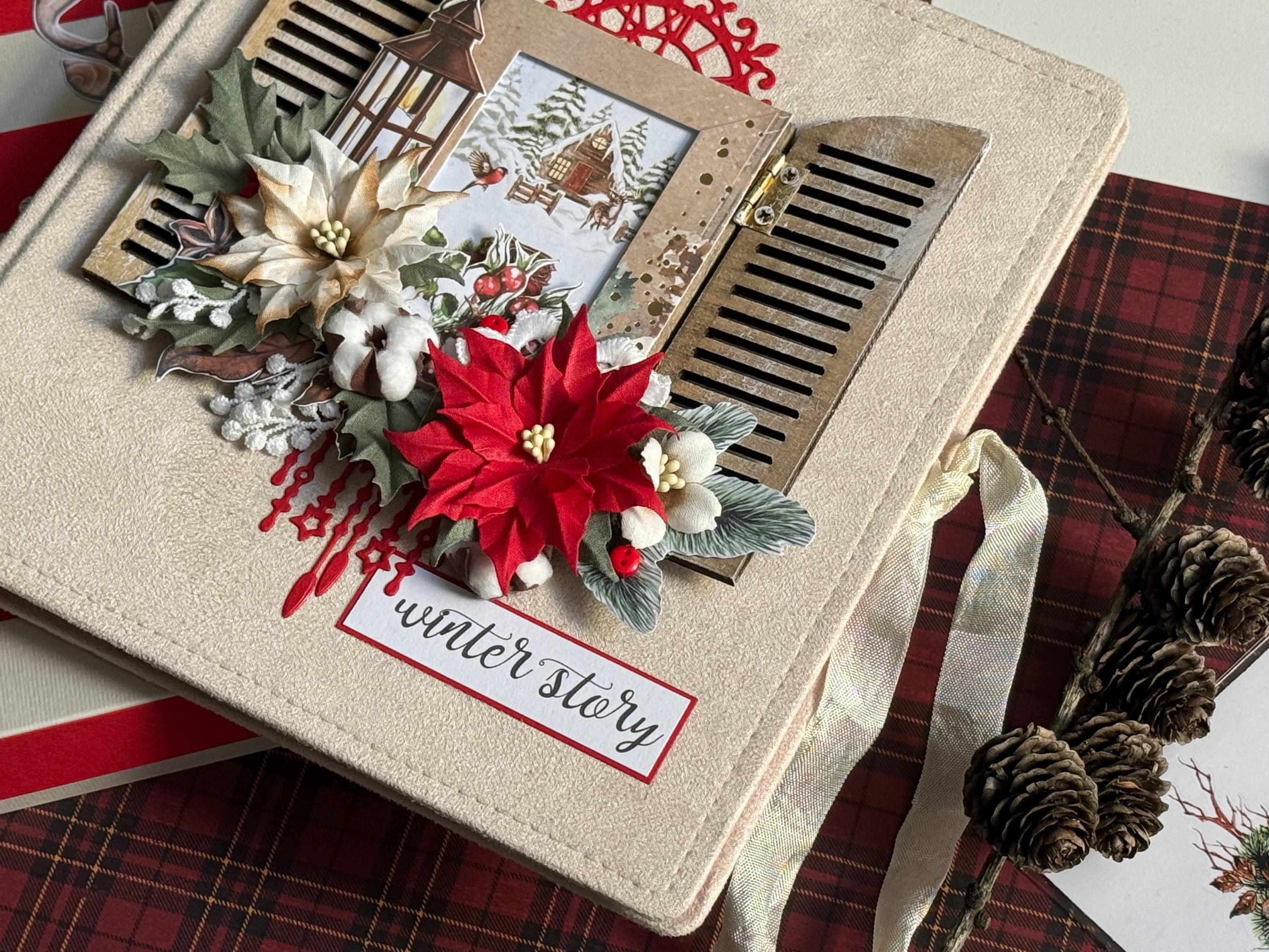 Album for Winter Photos. Winter Story Scrapbook Album. - Etsy