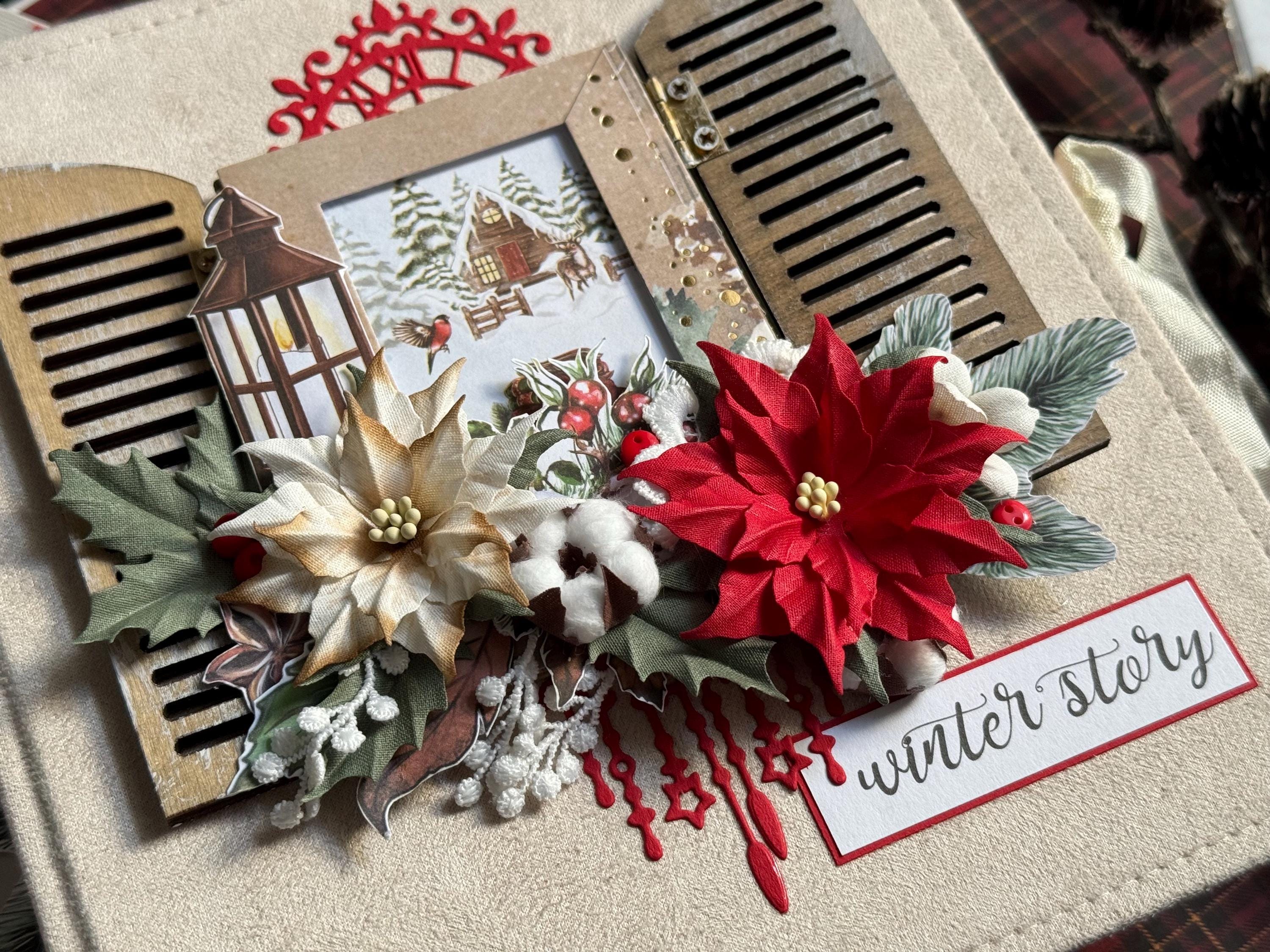 Album for Winter Photos. Winter Story Scrapbook Album. - Etsy