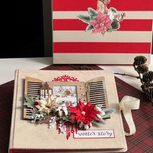 Album for Winter Photos. Winter Story Scrapbook Album. - Etsy