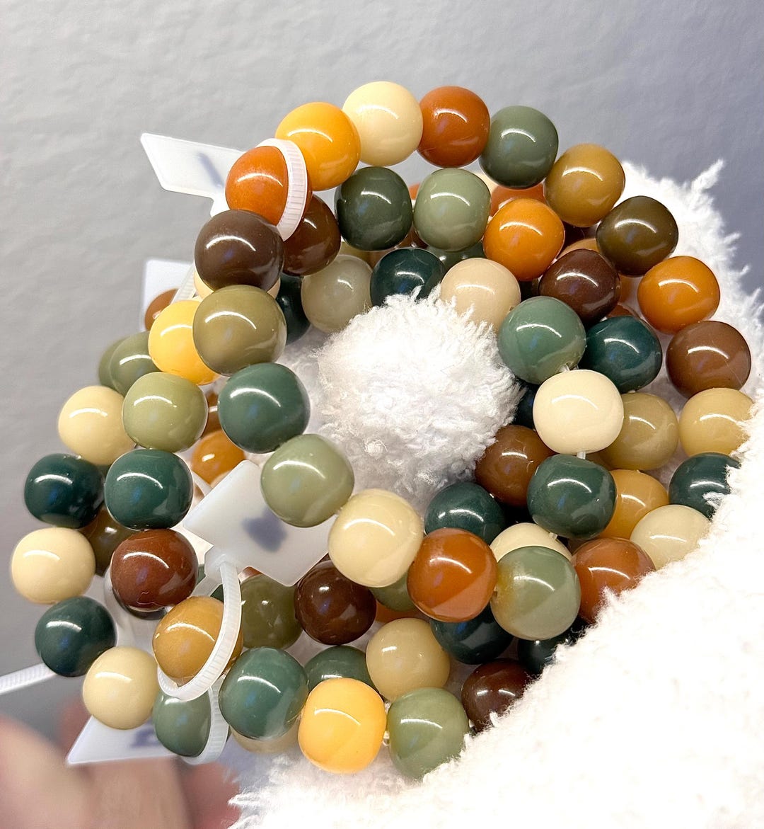 Unicorn Bodhi 12mm高抛精工苹果彩珠 超美 Bodhi Root Bracelet | Natural Bodhi Root ...