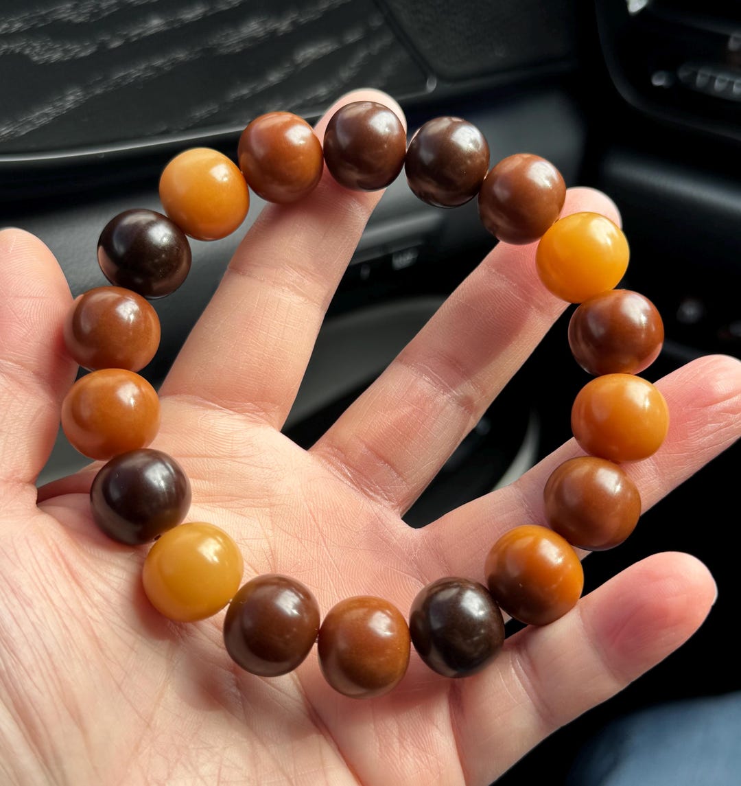 Unicorn Bodhi 15mm菩提根落地果 油性非常好 Bodhi Root Bracelet | Natural Bodhi Root ...