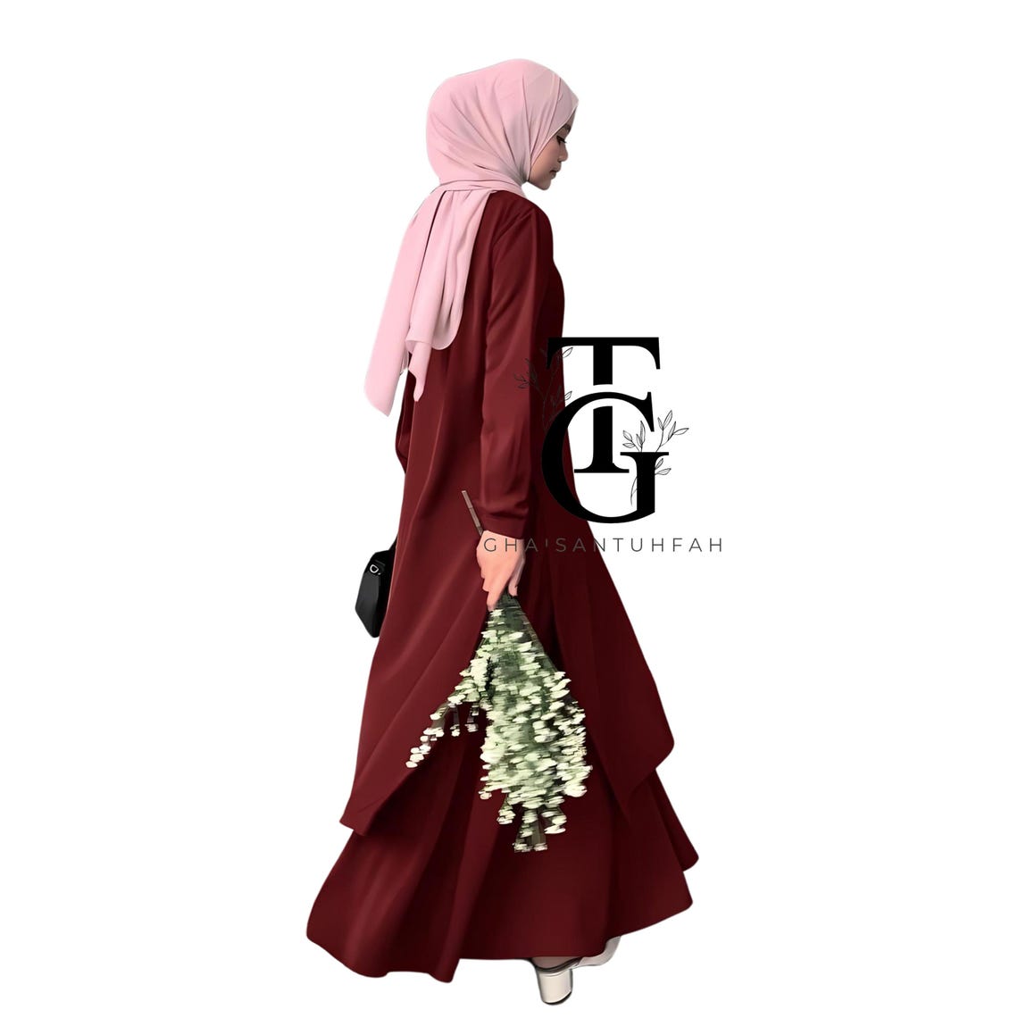 One Set Tunic Skirt, Jumbo Muslim Women ,dress Muslim, Modest Maxi ...