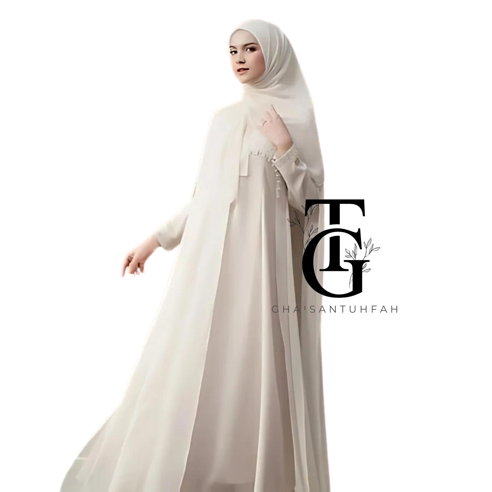 Elegant Simple Turkish Arabian Abaya, Muslim Dress, Modest Maxi Dress ...