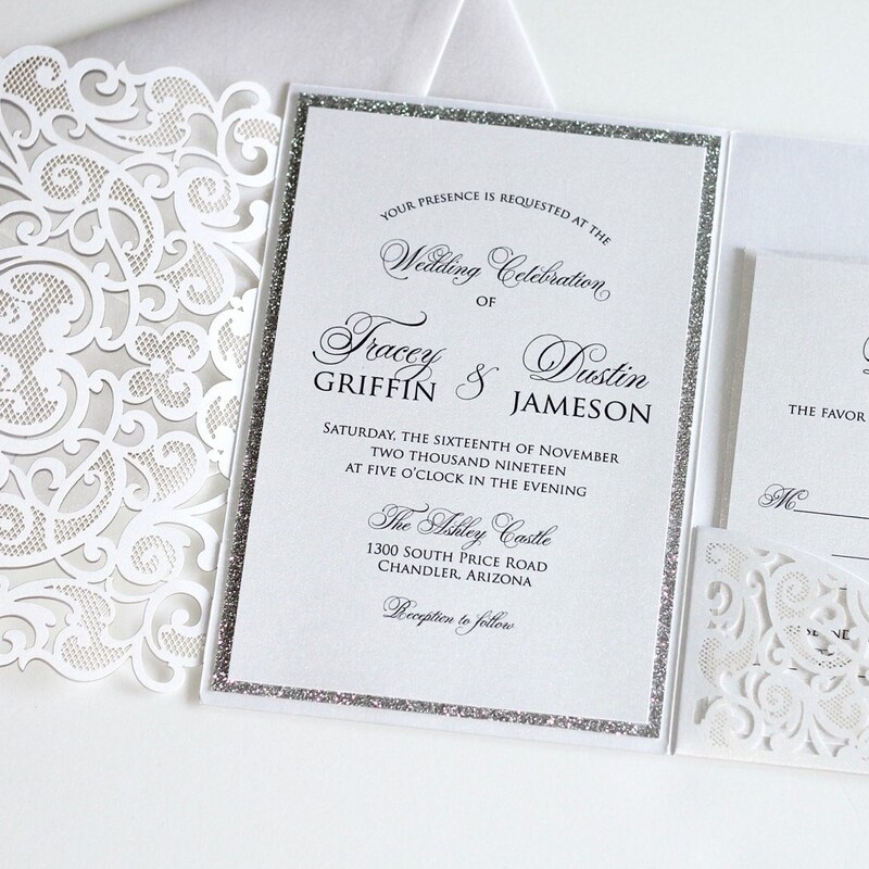 Bling Invitation - Etsy