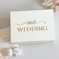 Wedding Keepsake Box, Personalized Wedding Memory Box, Gift for Couple ...