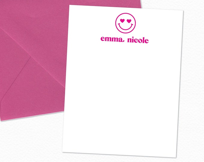 Personalized Sassy Note Card Set Cute Stationery for Teens - Etsy