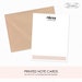 Modern Personalized Stationery Personalized Stationary Note Card ...