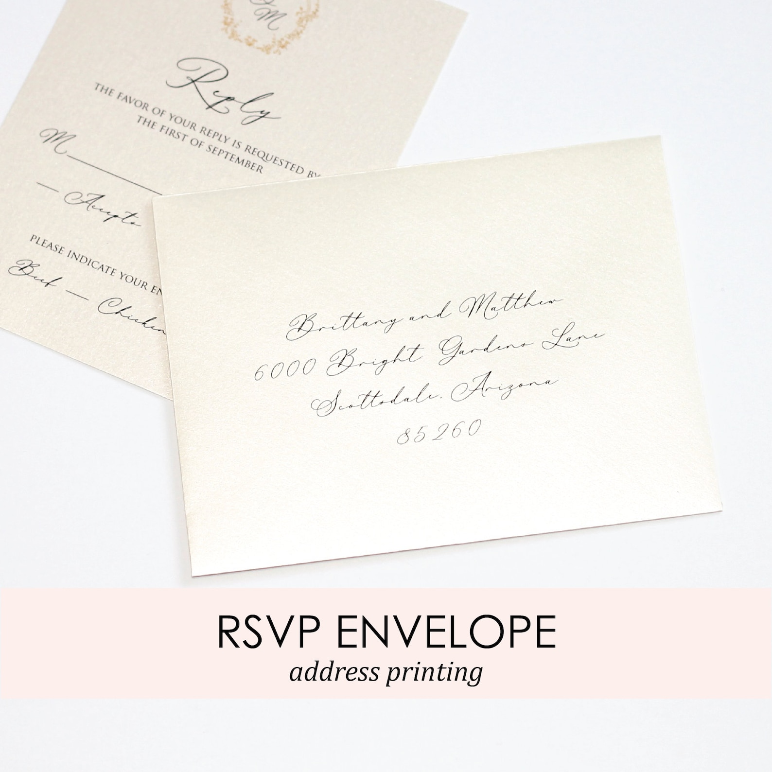 Address Printing on Envelopes Return and Guest Address Printing for ...