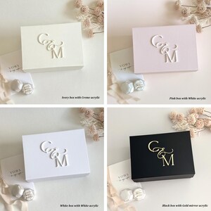 Custom Wedding Keepsake Box Wedding Luxe Bridal Gift Box Wedding Memory ...