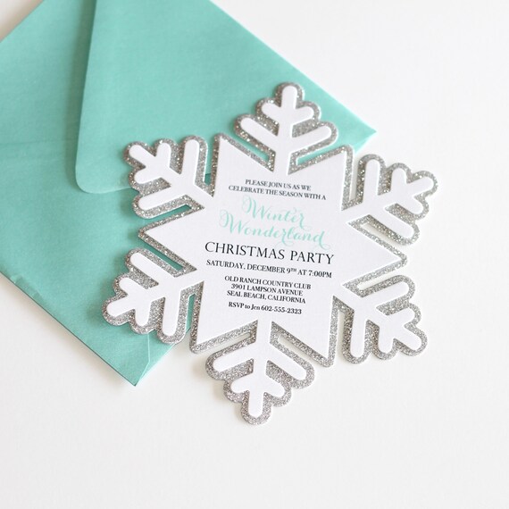 Christmas Winter Wonderland Invitations