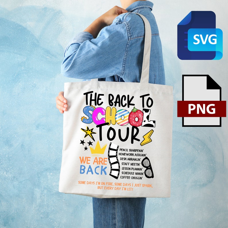 Canva Editable the Back to School Tour Png, Back to School Png,back to ...