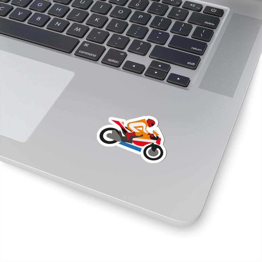 Marc Marquez Honda Kiss-cut Sticker, Motorcycle Racing Decal, Gift for ...
