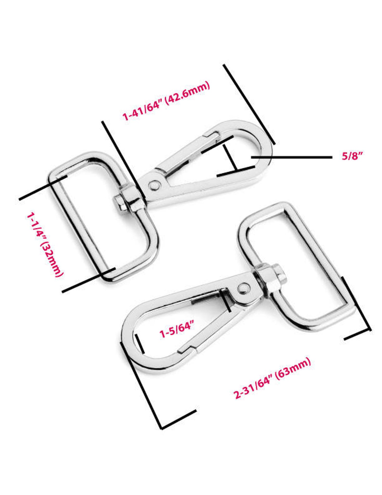 1 1/4 32mm Metal Teardrop Push Gate Swivel Snap Hook - Etsy