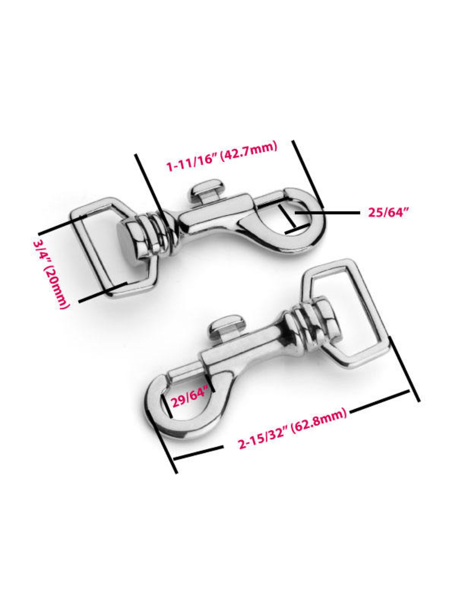 3/4 Metal Large Bolt Snap Hook Gold METAL HOOK - Etsy