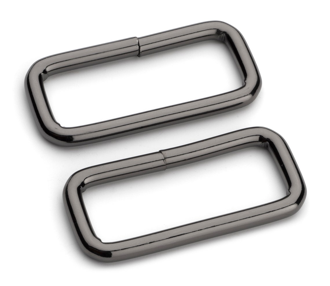 1 1/2" Metal Square Ring - Black Nickel (SQUARE RING SRG-130) - Etsy