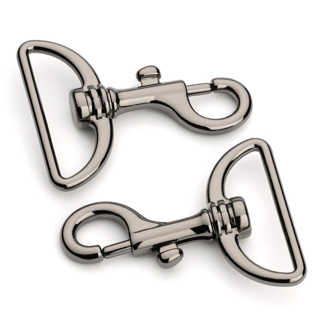 1 1/2" Metal Large Bolt Snap Hook - Black Nickel (METAL HOOK Mhk-100-bn ...