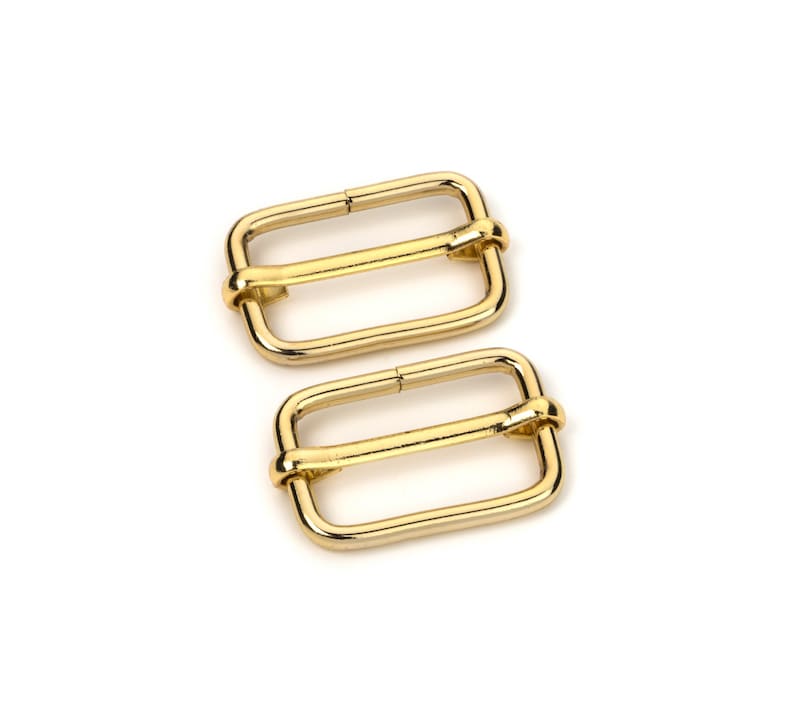 1" Adjustable Slide Buckle - Gold - (SLIDE BUCKLE SBK-117) - Etsy