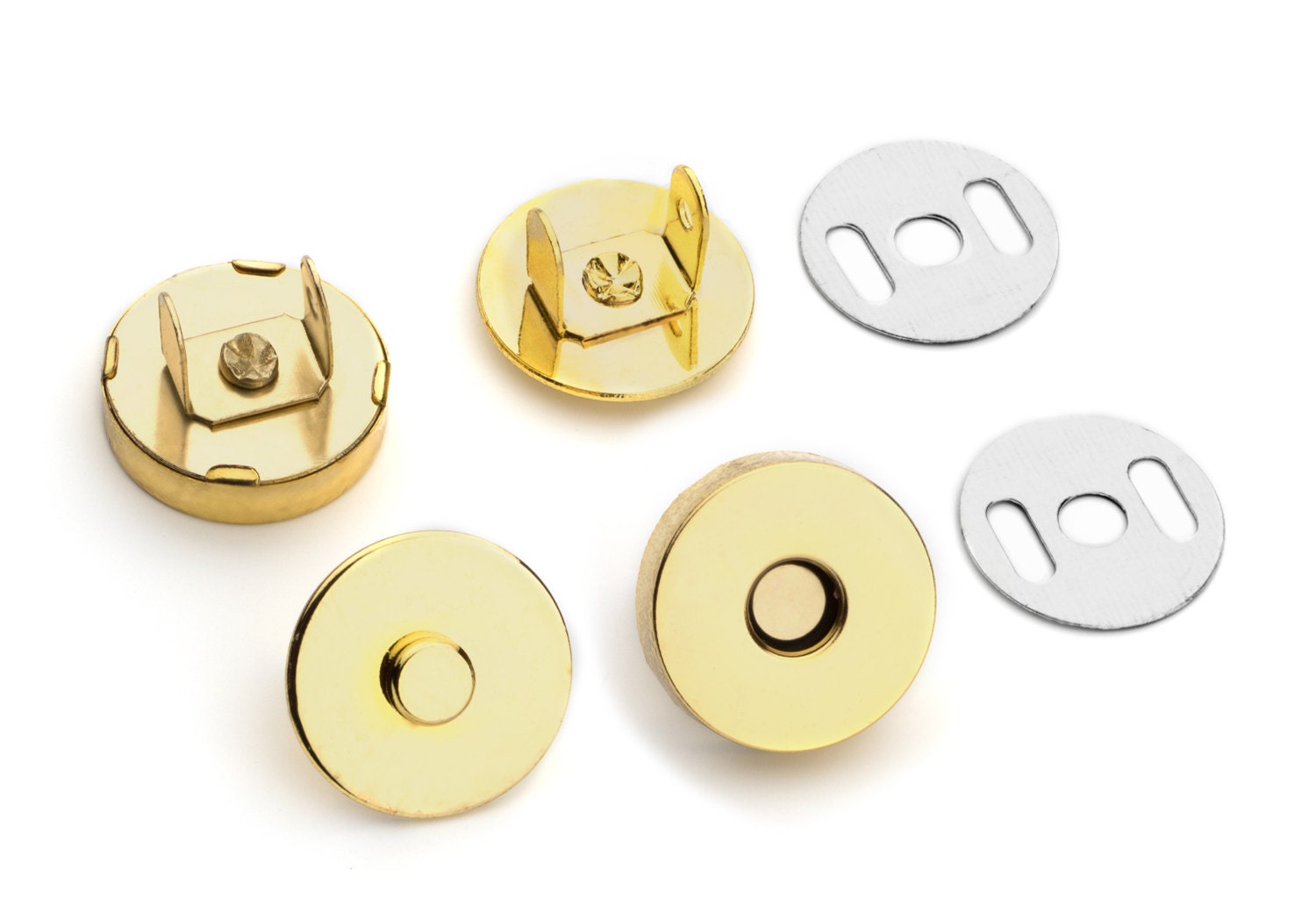 18mm Magnetic Purse Snaps Closures Gold MAGNET SNAP - Etsy