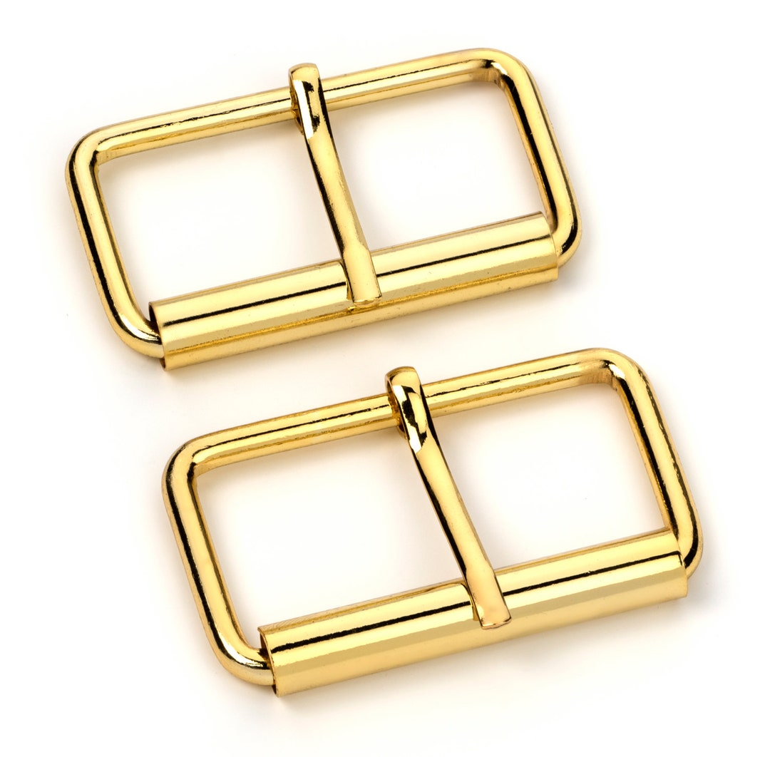 2" Roller Pin Belt Buckles - Gold - (ROLLER BUCKLE RBK-125) - Etsy
