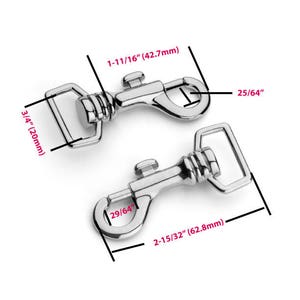 3/4" Metal Large Bolt Snap Hook - Antique Brass - (METAL HOOK Mhk-112 ...