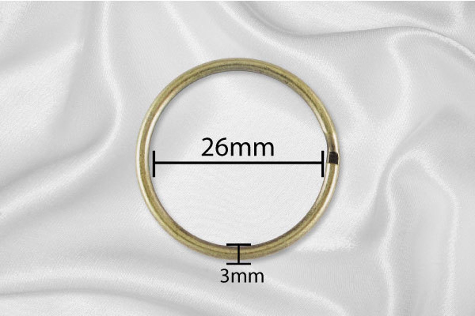 1" Split Split Key Ring - Antique Brass (KEY RING KEY-104) - Etsy