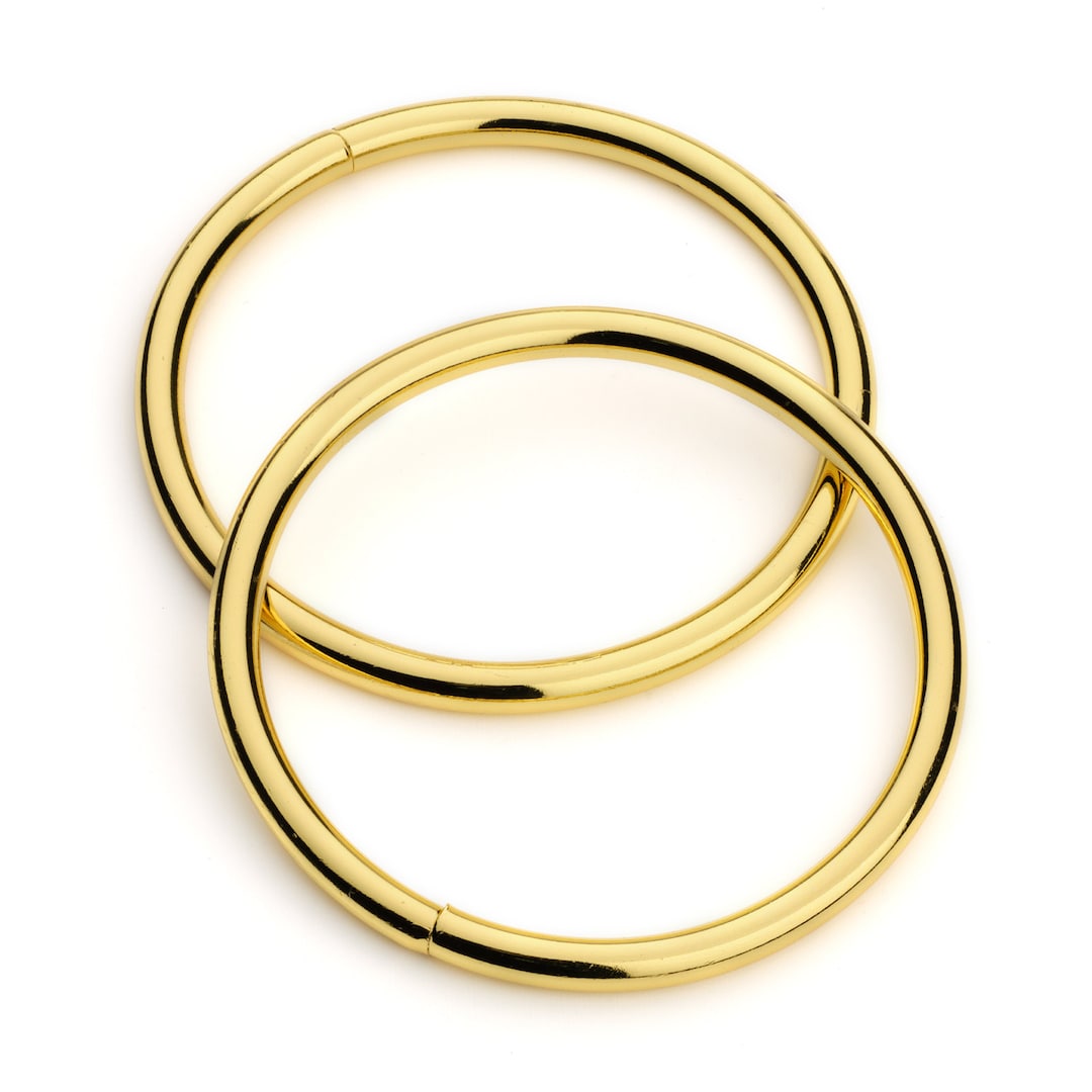 2" Metal O Rings Non Welded - Gold - (O-RING ORG-133) - Etsy
