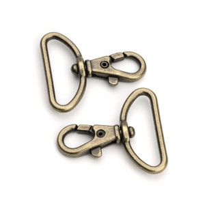 1 1/4" Metal Trigger Snap Hook - Antique Brass - (METAL HOOK Mhk-126-ab ...