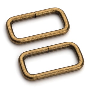 1 1/4" Metal Square Ring - Antique Brass (SQUARE RING SRG-120) - Etsy