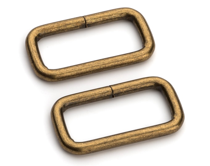 1 1/4 Metal Square Ring Antique Brass SQUARE RING SRG-120 - Etsy