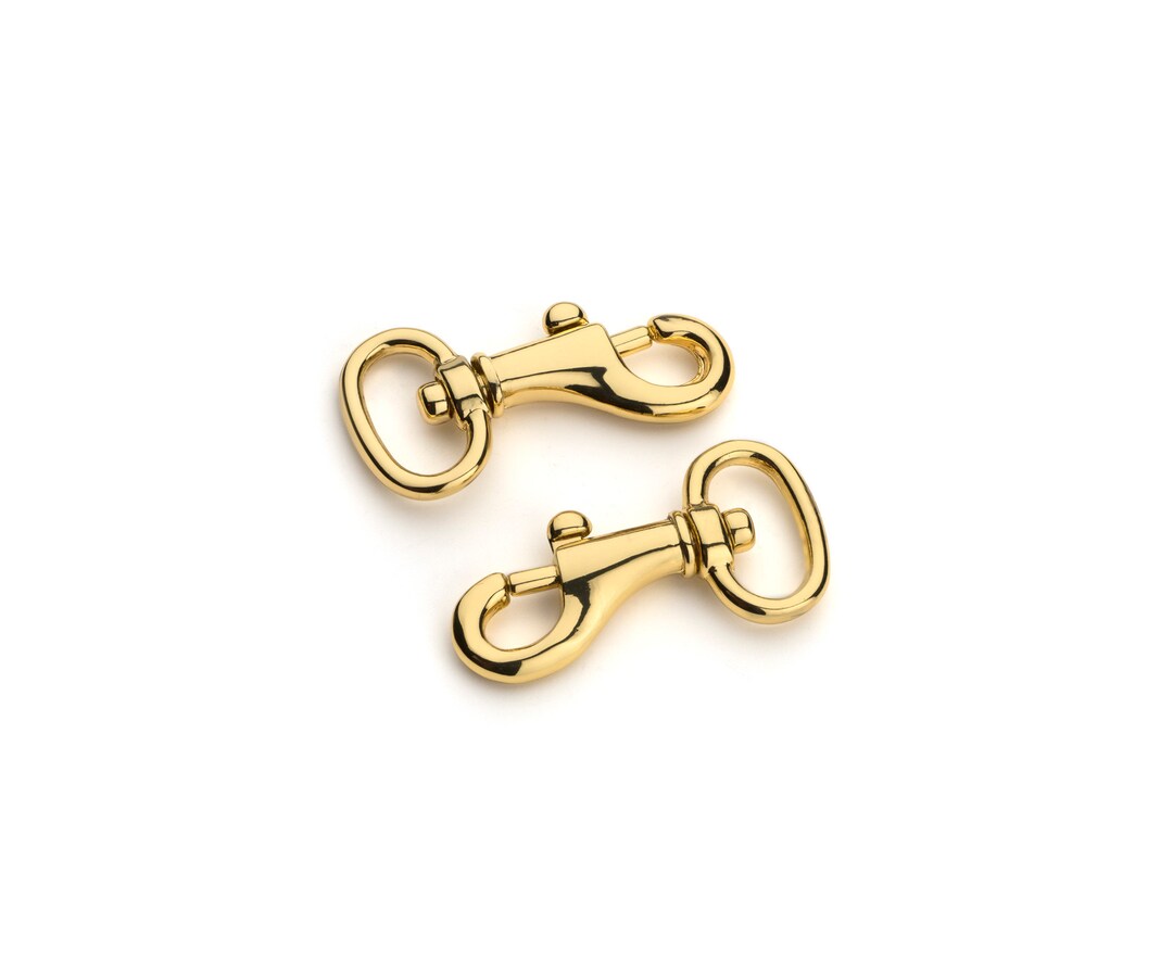 1/2" Metal Spring Hook - Gold - (METAL HOOK MHK-118) - Etsy