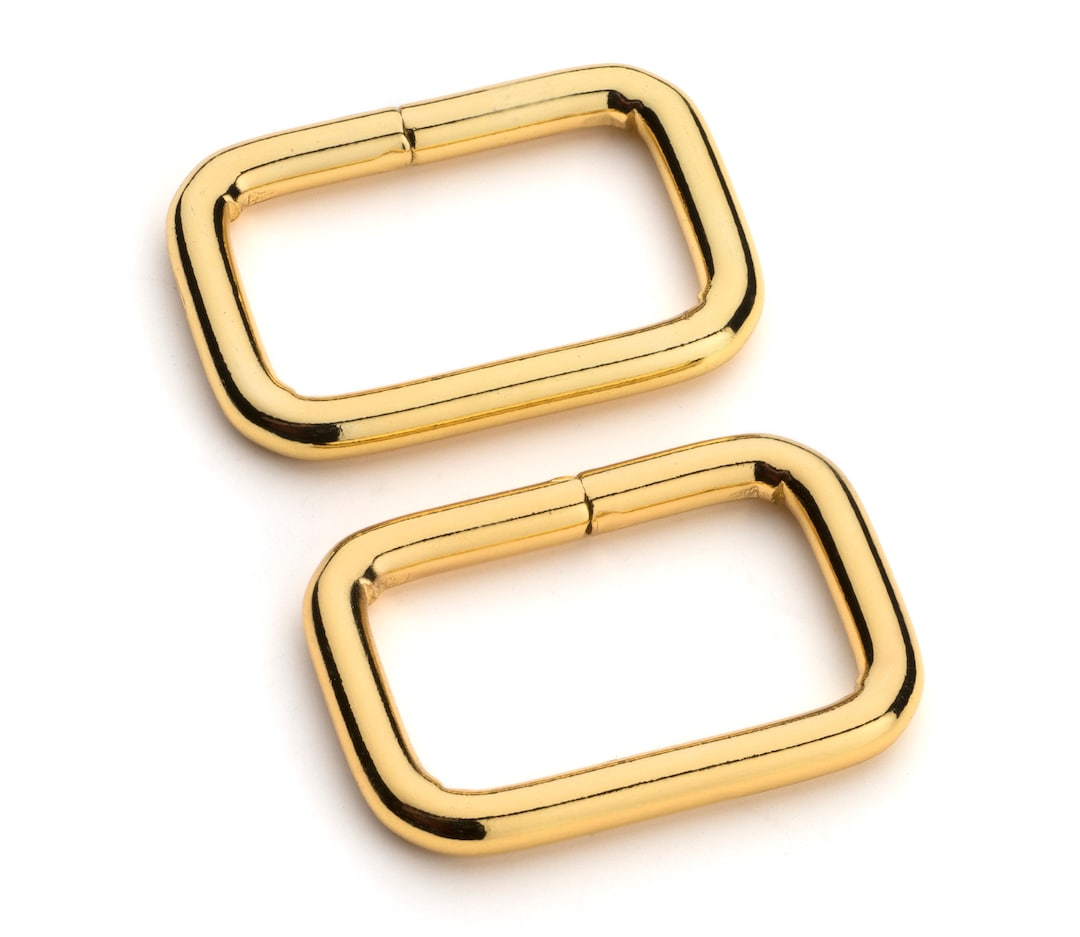 1" Metal Square Ring - Gold (SQUARE RING SRG-110) - Etsy