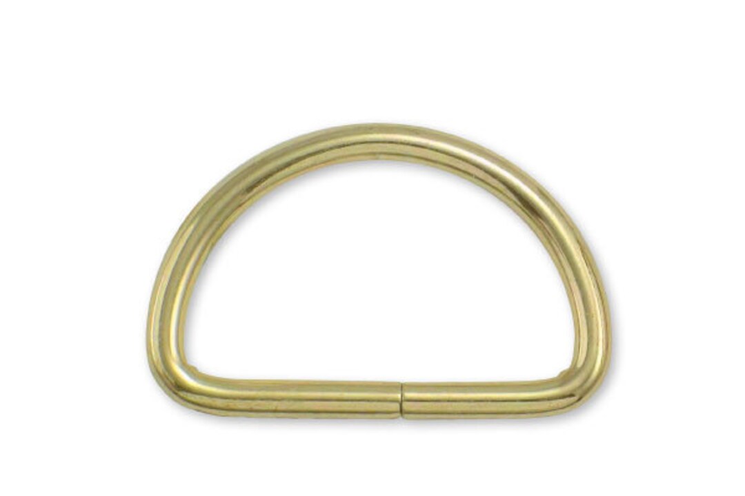 1 1/2" Metal D Rings Dee Rings Non Welded GOLD - Free Shipping (D-RING ...
