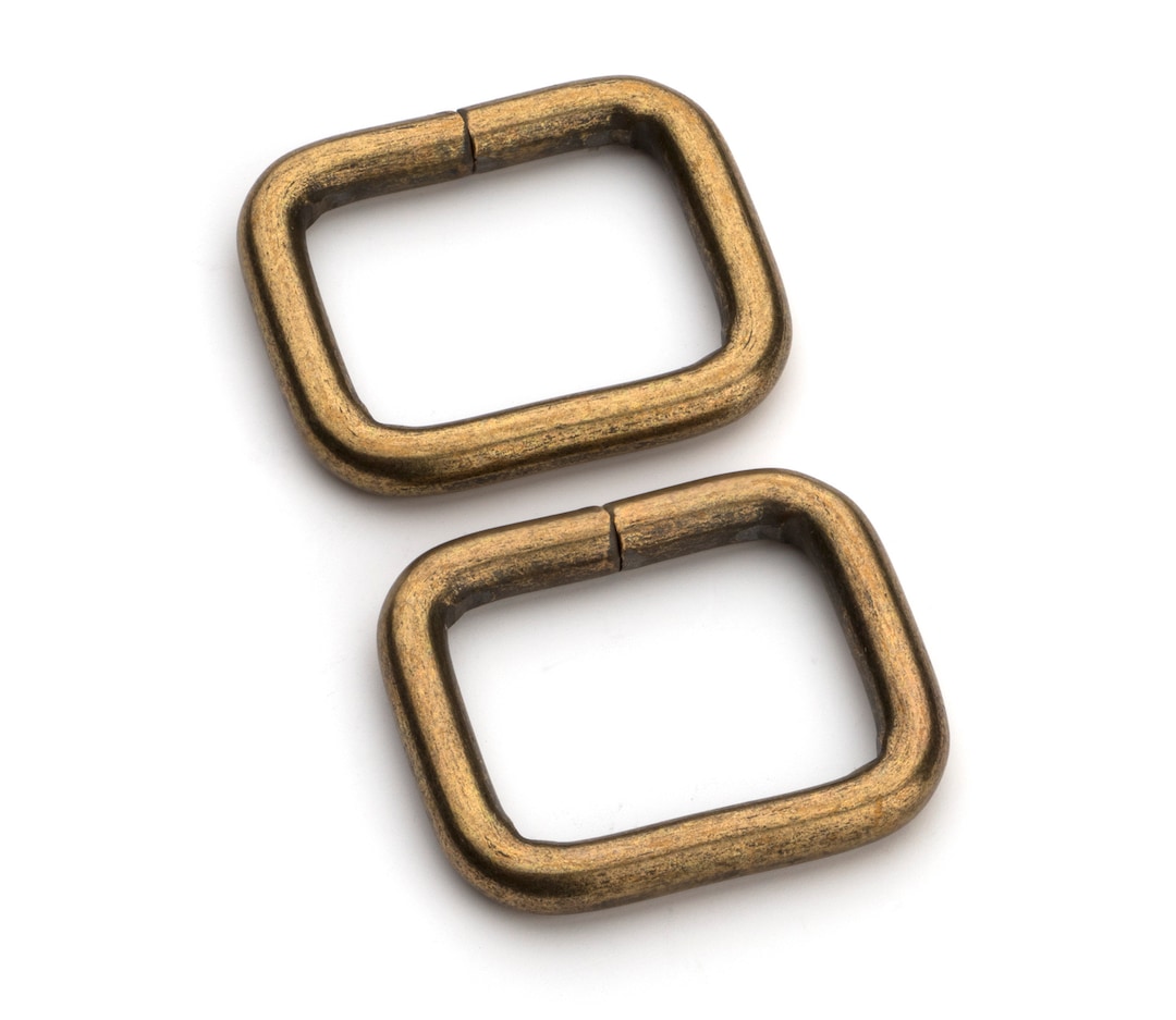 3/4" Metal Square Ring - Antique Brass (SQUARE RING SRG-104) - Etsy