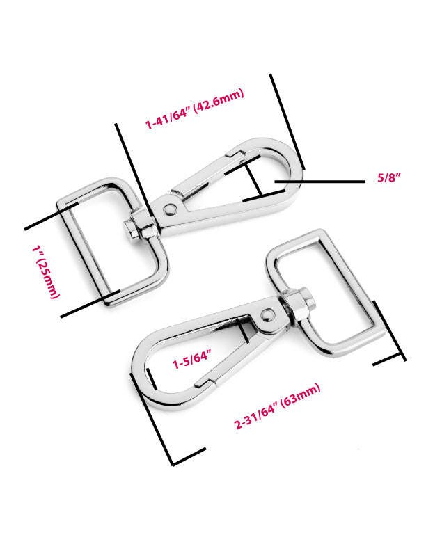 1 25mm Metal Teardrop Push Gate Swivel Snap Hook - Etsy