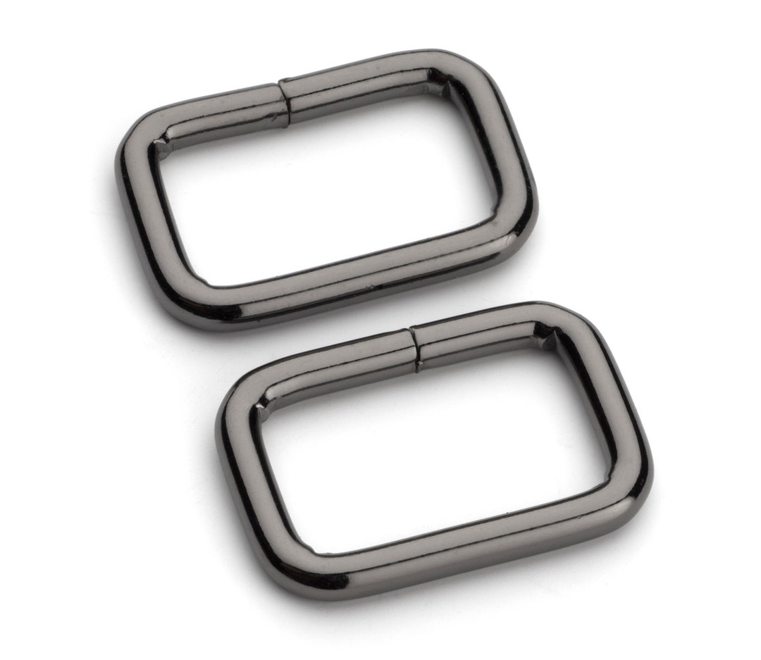 1" Metal Square Ring - Black Nickel (SQUARE RING SRG-114) - Etsy