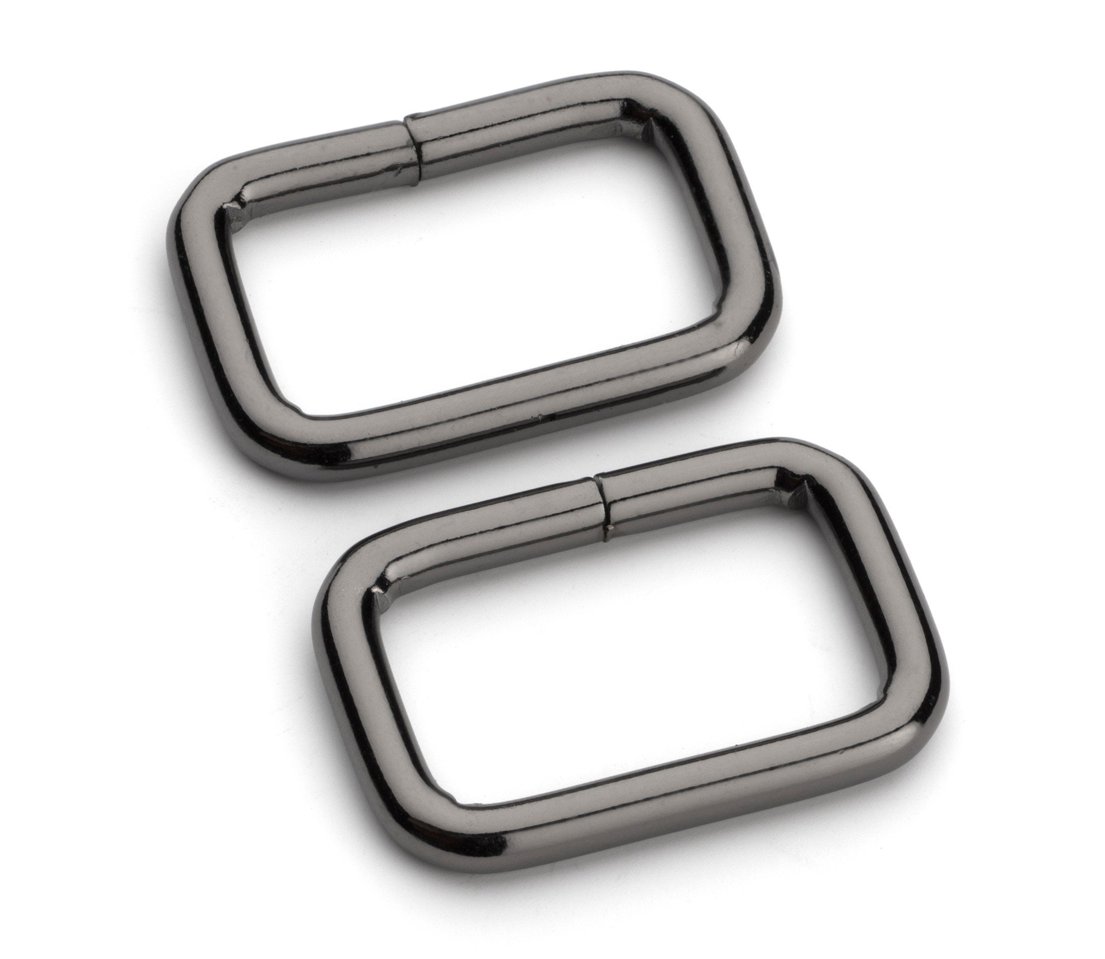 1" Metal Square Ring - Black Nickel (SQUARE RING SRG-114) - Etsy