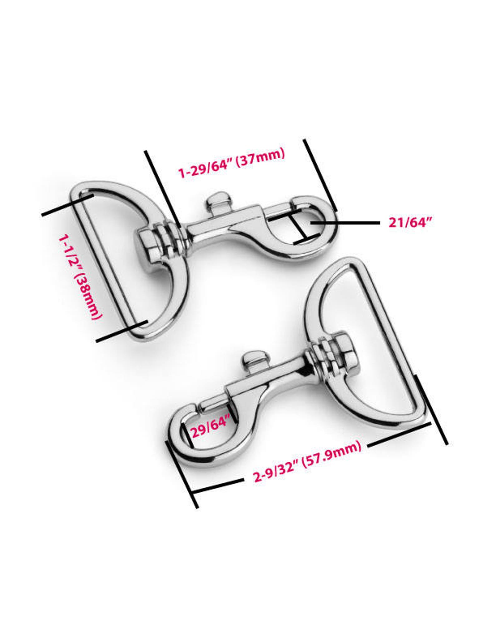 1 1/2" Metal Large Bolt Snap Hook - Antique Brass (METAL HOOK Mhk-100 ...