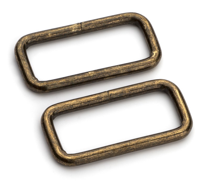 1 1/2 Metal Square Ring Antique Brass SQUARE RING | Etsy