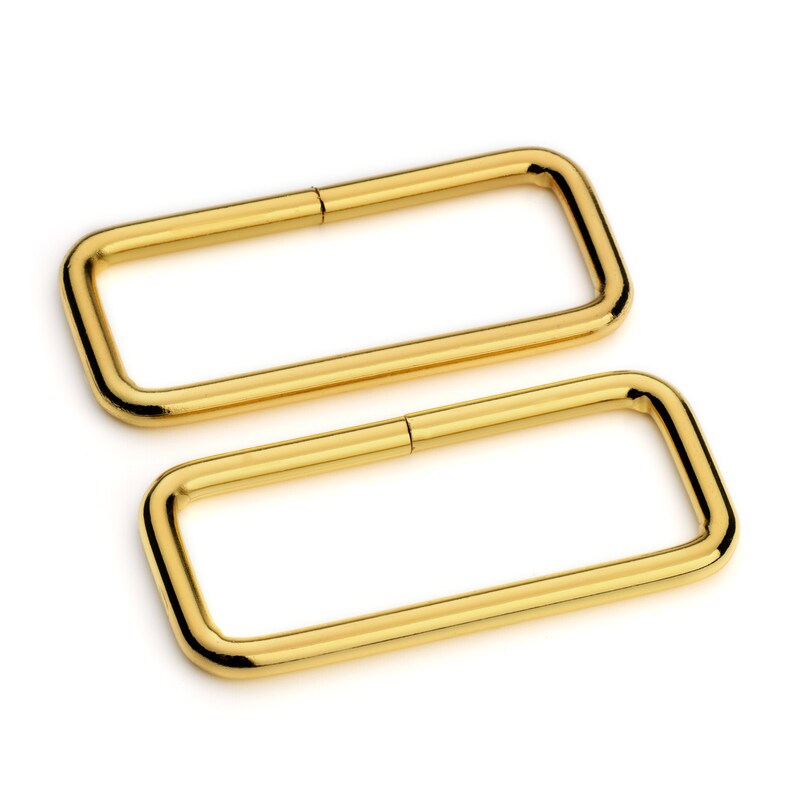 2" Metal Square Ring - Gold - (SQUARE RING SRG-133) - Etsy