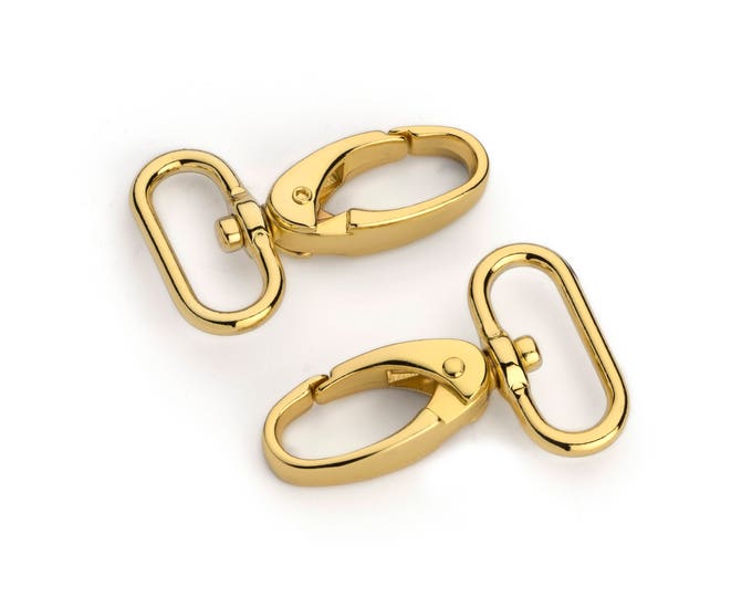 1 Wide Push Gate Snap Hook Gold METAL HOOK MHK-160 - Etsy