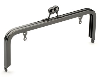 8 X 3 Gold Purse Frame With Ball Clasp and Chain | Etsy