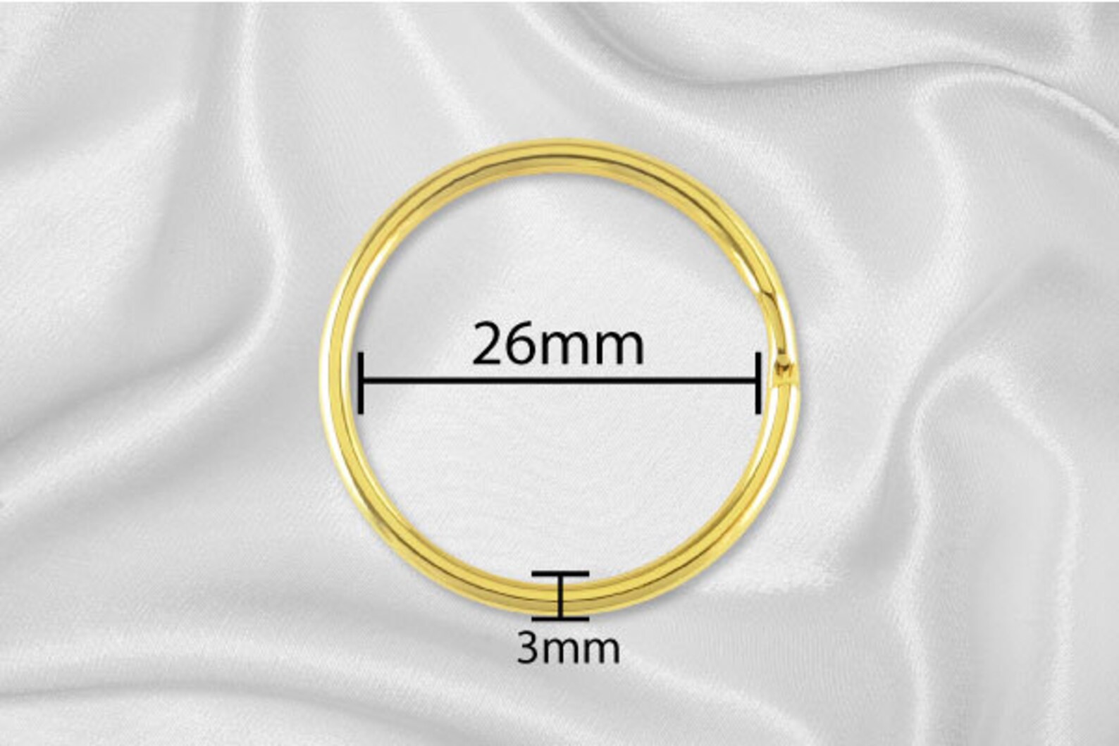 1 Split Split Key Ring Gold KEY RING KEY-102 - Etsy