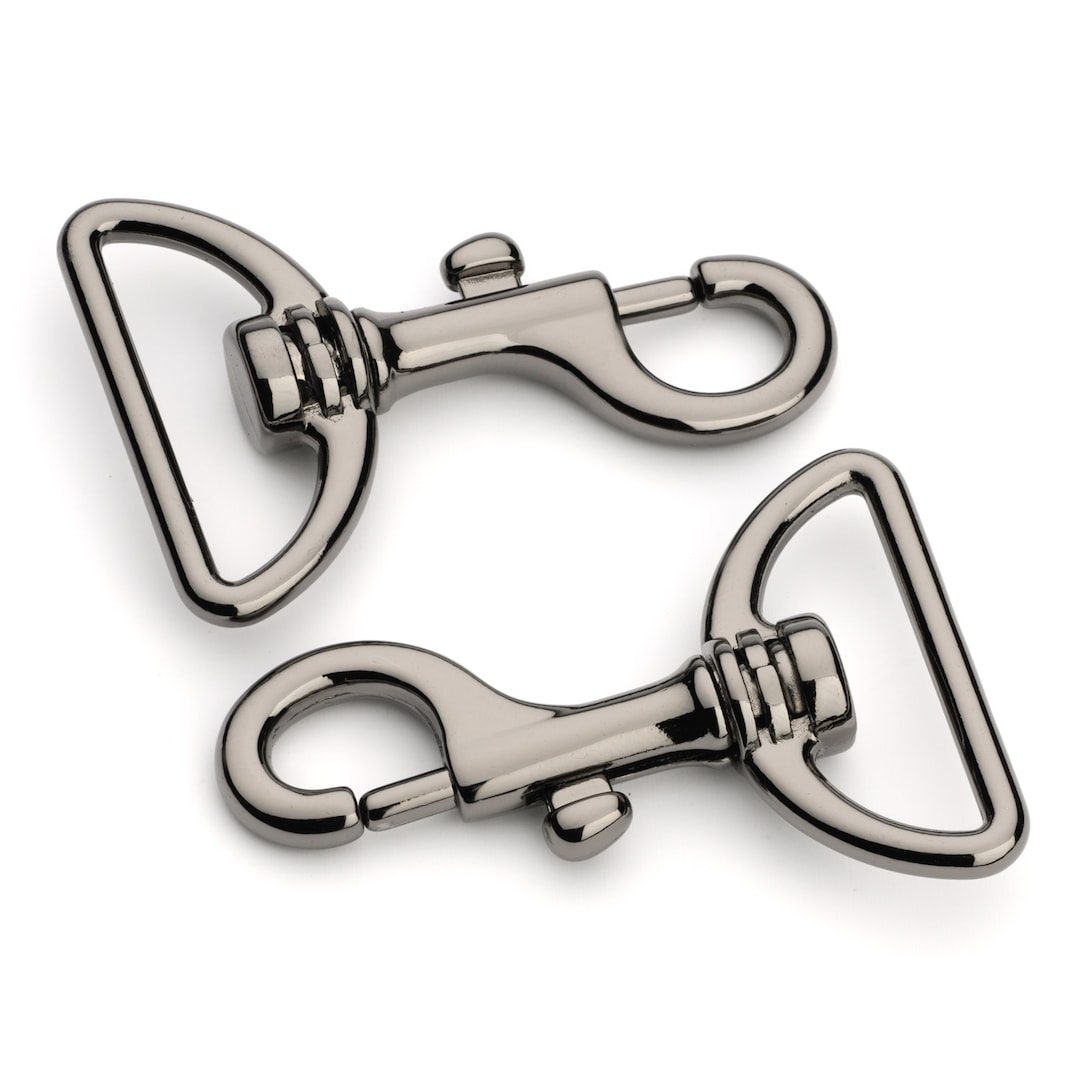 1 1/4" Metal Large Bolt Snap Hook - Black Nickel - (METAL HOOK Mhk-102 ...