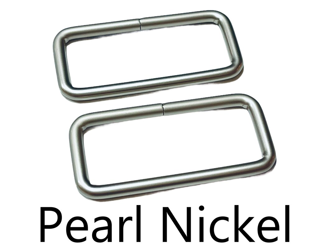 2" Metal Square Ring - "pearl" Nickel - Matte - (square Ring SRG-308 ...