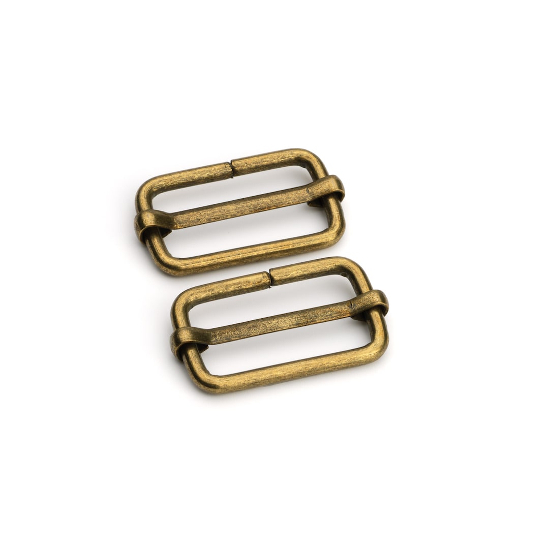 1" Adjustable Slide Buckle - Antique Brass - (SLIDE BUCKLE SBK-118) - Etsy